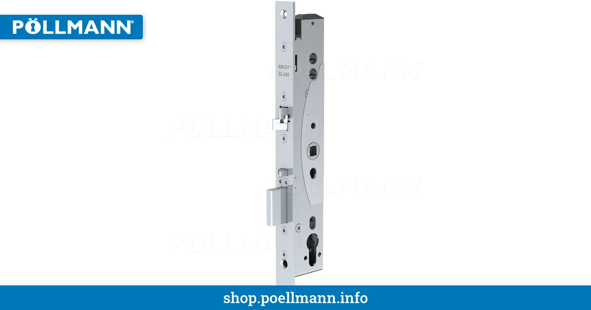 Fluchttürschloss EL420, mit Motor, für Rohrrahmentüren von Abloy ...